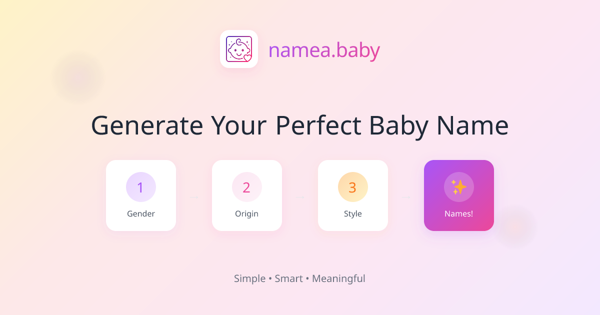 Baby Name Generator - Create Your Perfect Name List | namea.baby